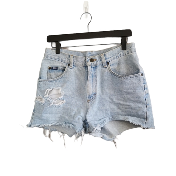 Lee | Shorts | Vintage Lee Mom Cut Off Denim Distressed Shorts | Poshmark